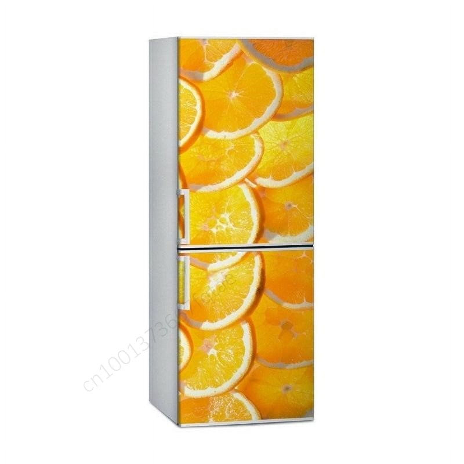 Delicious Food Fridge Door Stickers Self Adhesive PVC Refrigerator ...