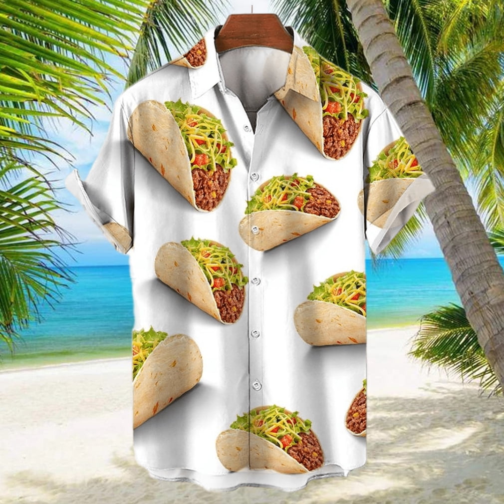 Delicious Food Super Cool Tacos Hawaiian Shirts - Walmart.com