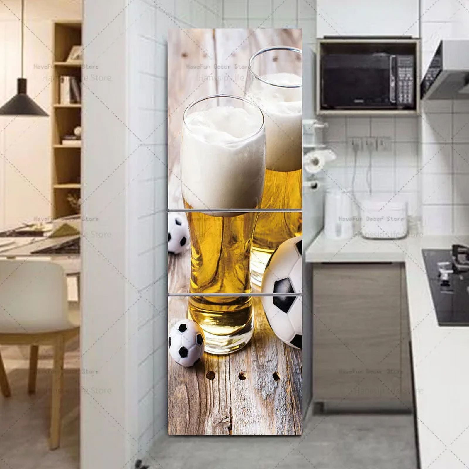 Delicious Fruit Stickable Door Stickers 3D Stereoscopic Waterproof ...