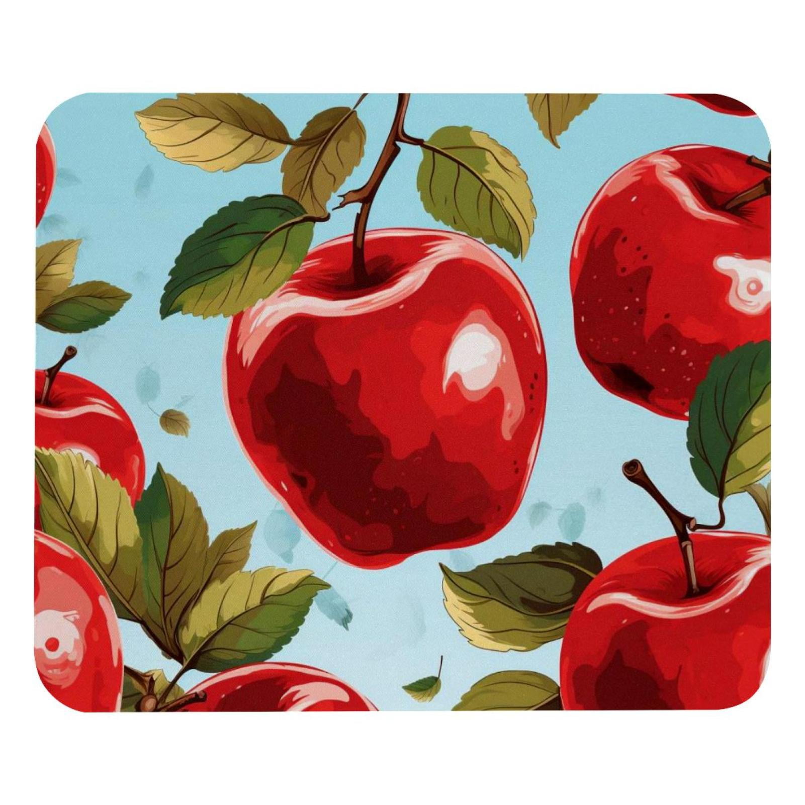 Delicious Fruits Red Mousepad, Non-Slip Mouse Pad, Office Desk Mat ...