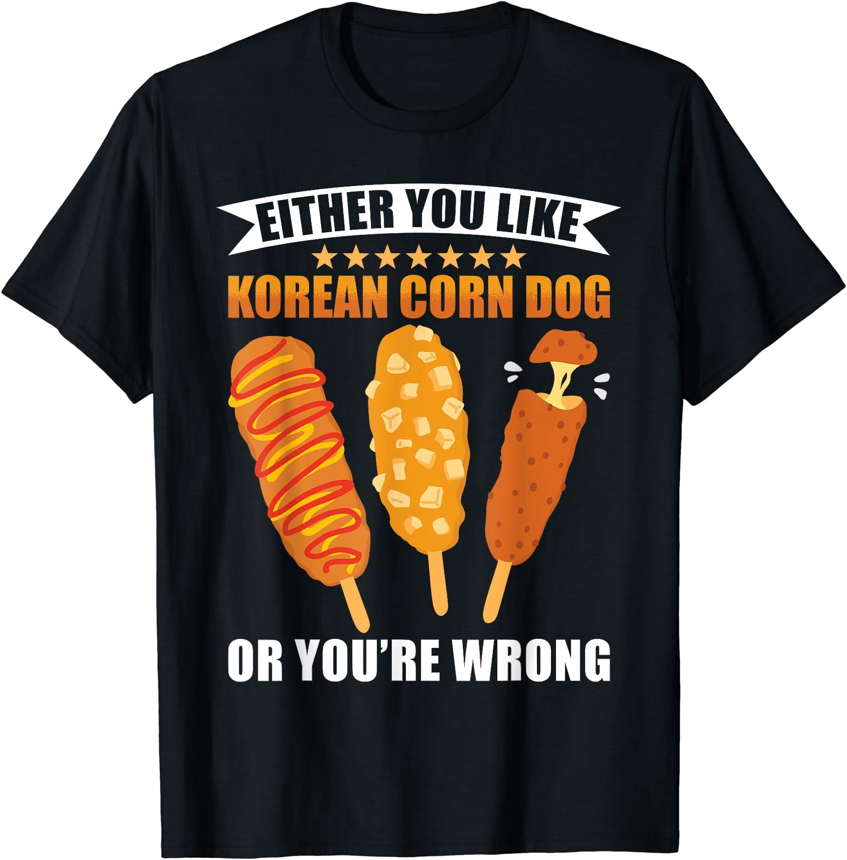 Delicious Gamja Korean Corn Dog Food T-Shirt Perfect for Snack ...