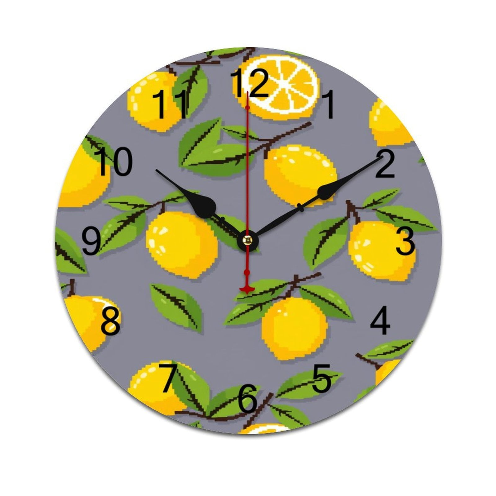 Delicious Lemon Clocks Wall Home Decoration Teen Room Bedroom Living ...