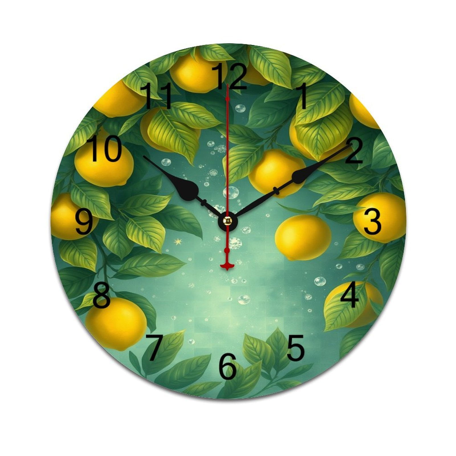Delicious Lemon Clocks Wall Home Decoration Teen Room Bedroom Living ...