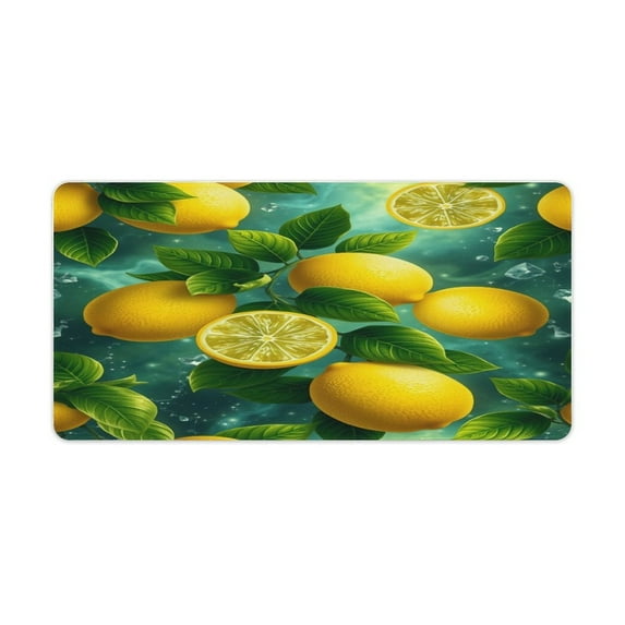 Delicious Lemon Computer Mouse Pad Gaming Accessories Large Pad Deskmat ...