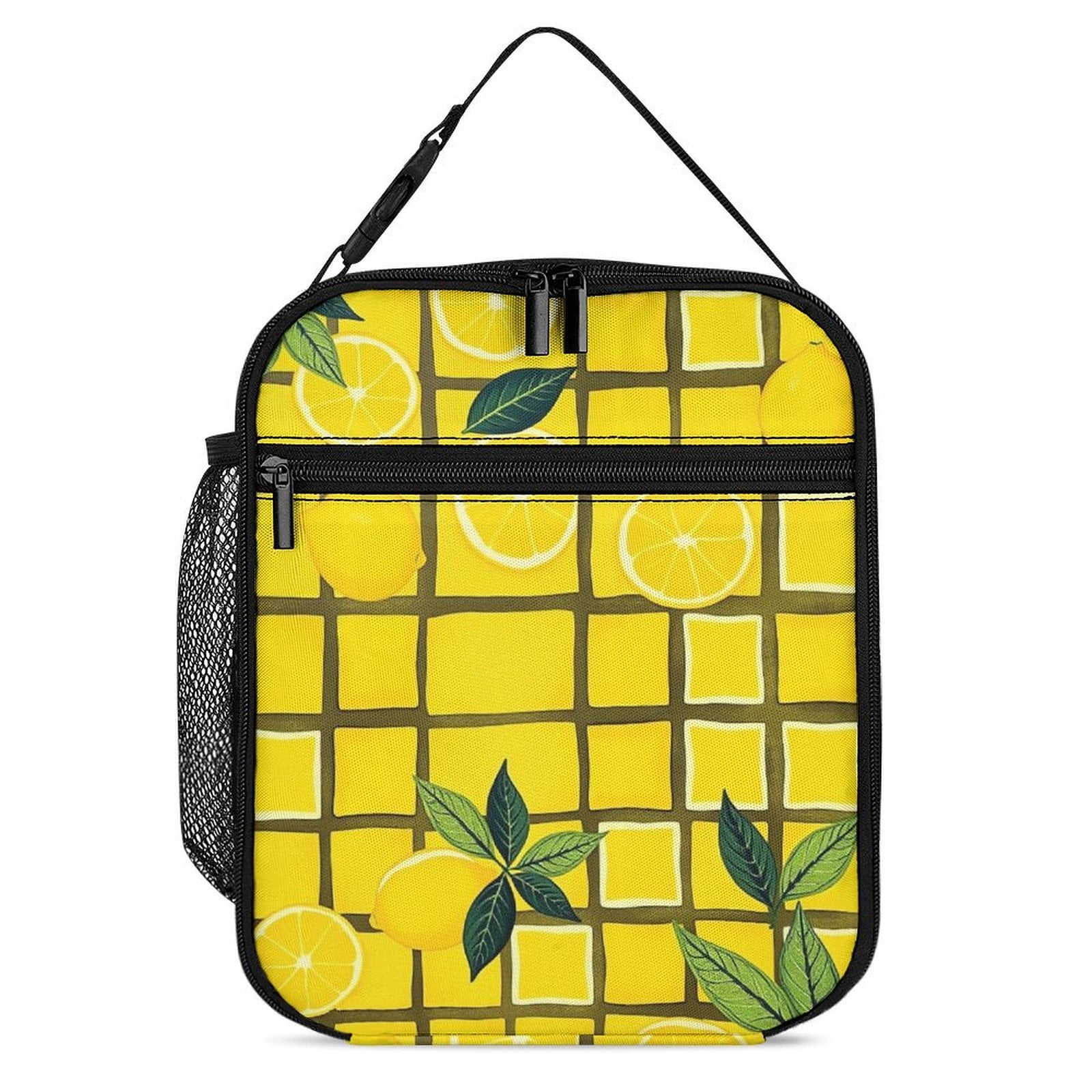 Delicious Lemon Lunch Bags Lunch Container Bag Tote Lunch Box College ...