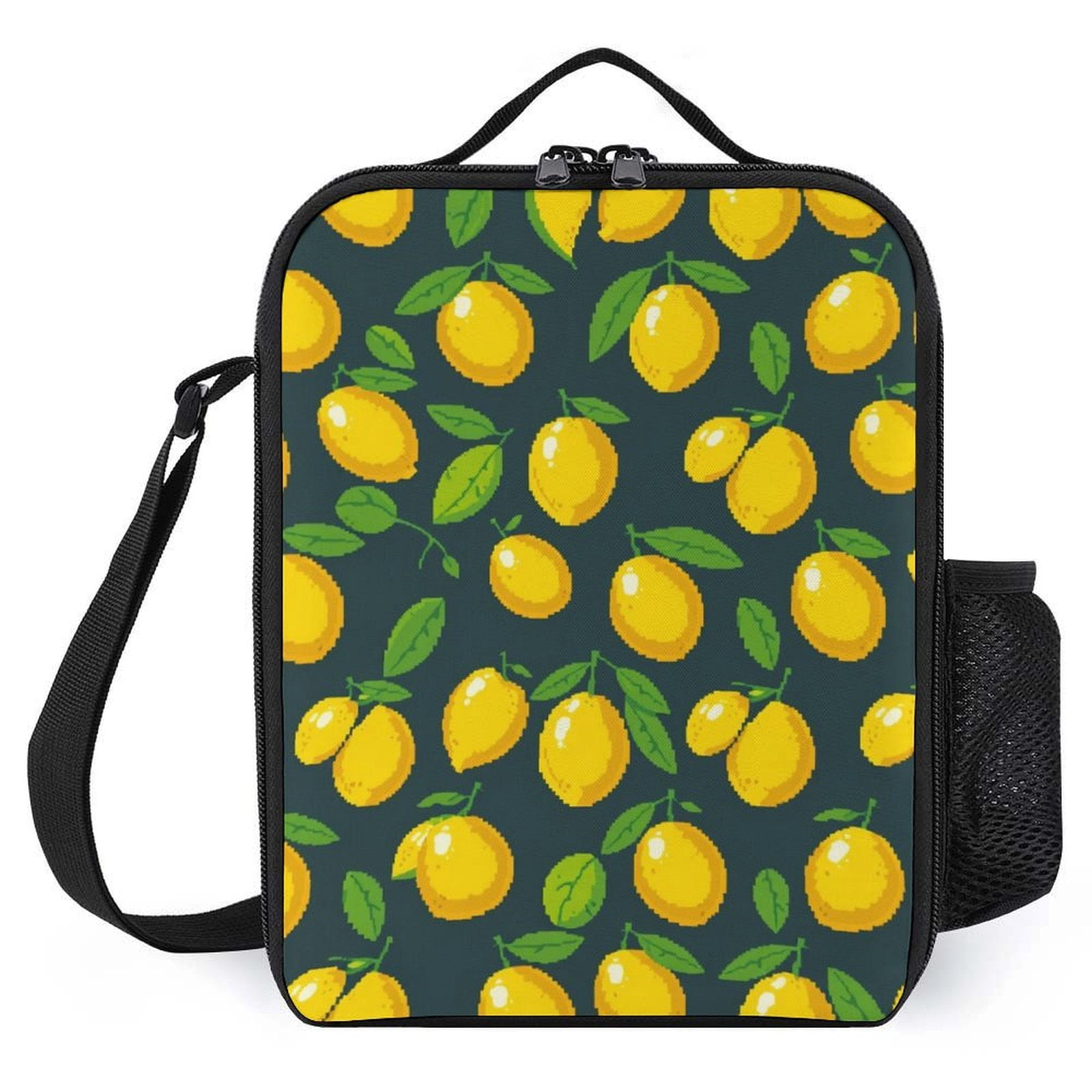 Delicious Lemon Messenger Bag Cartoon Teenage Crossbody Bag Lunch Bag ...