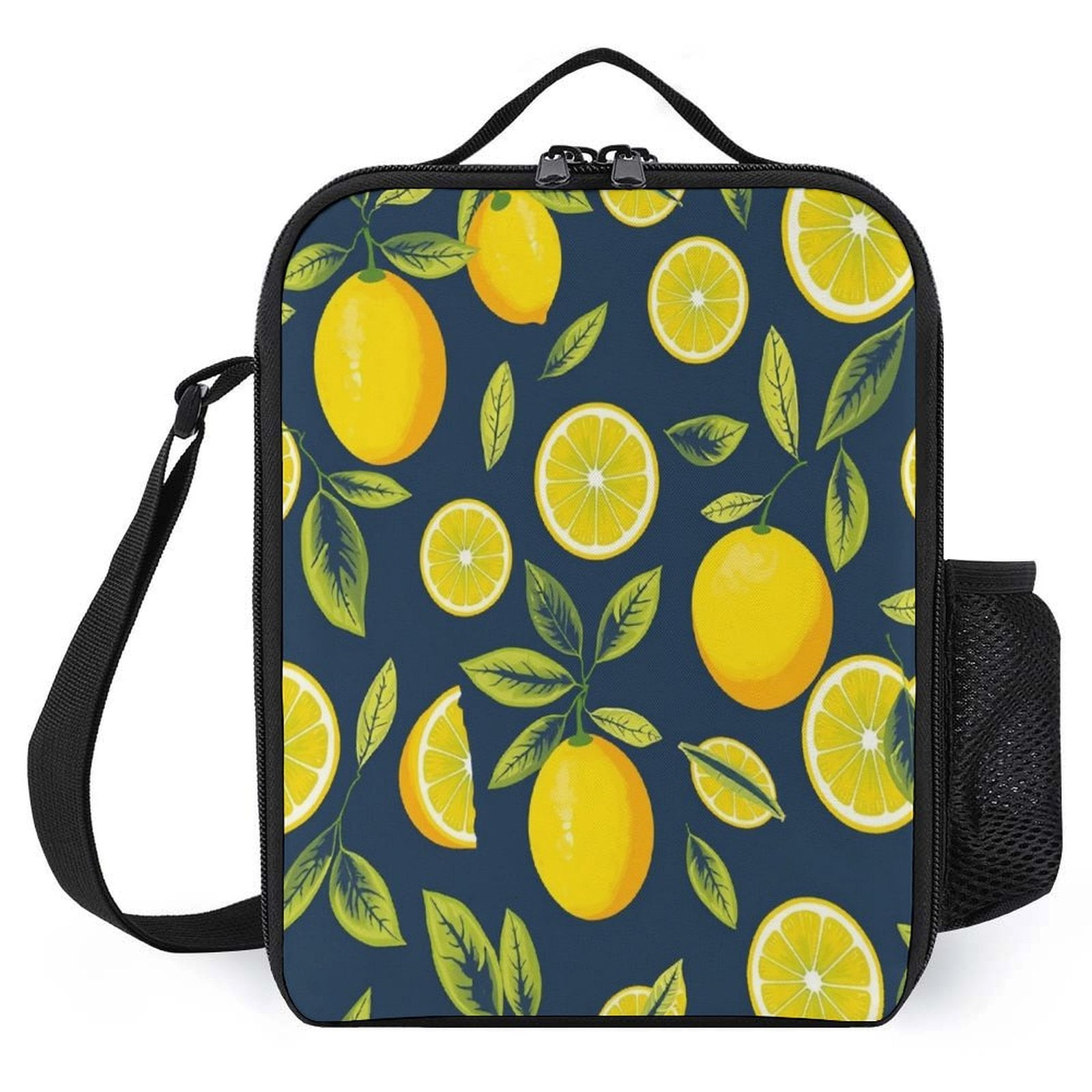 Delicious Lemon Messenger Bag Cartoon Teenage Crossbody Bag Lunch Bag ...
