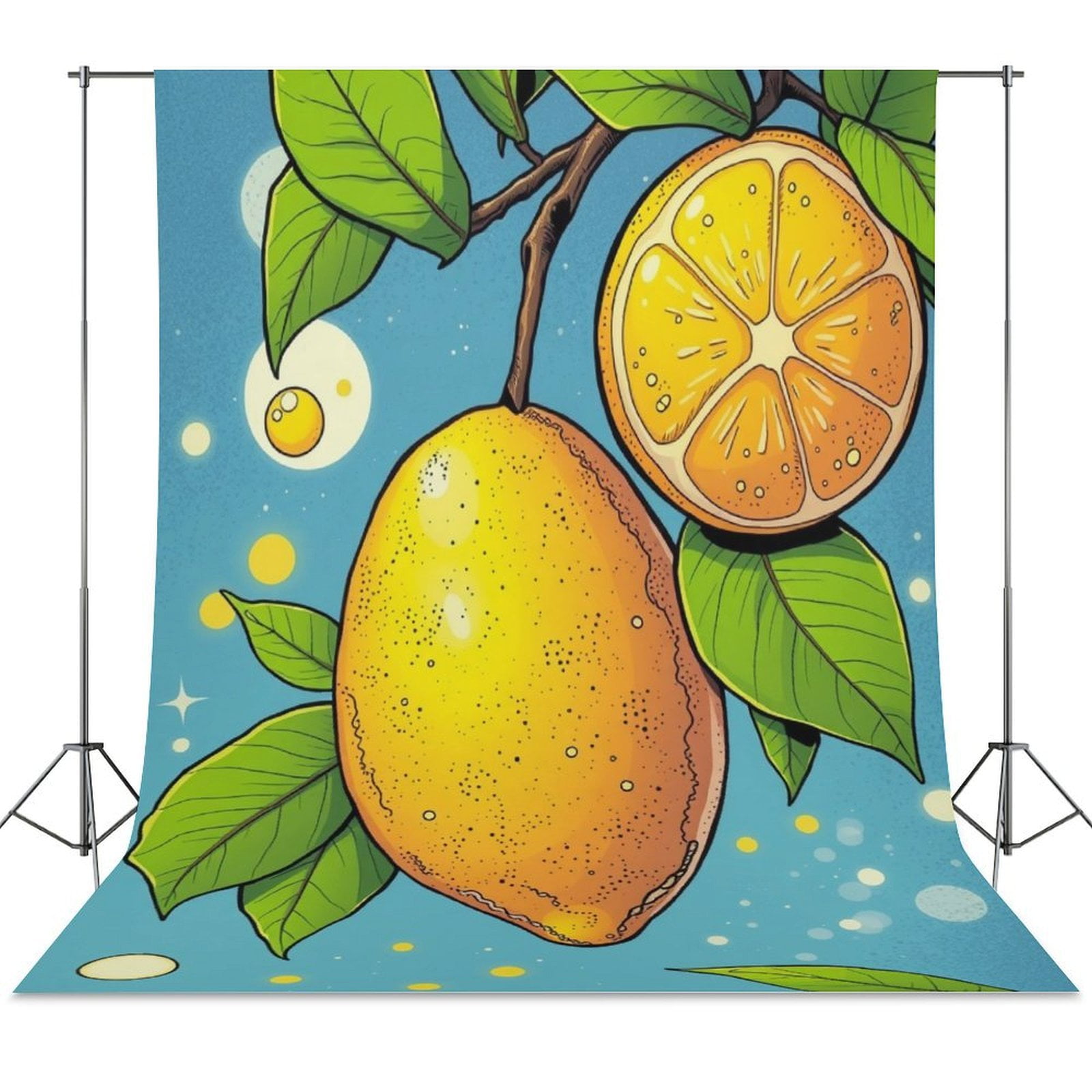 Delicious Lemon Party Backdrop Birthday Decoration Backgrounds for ...