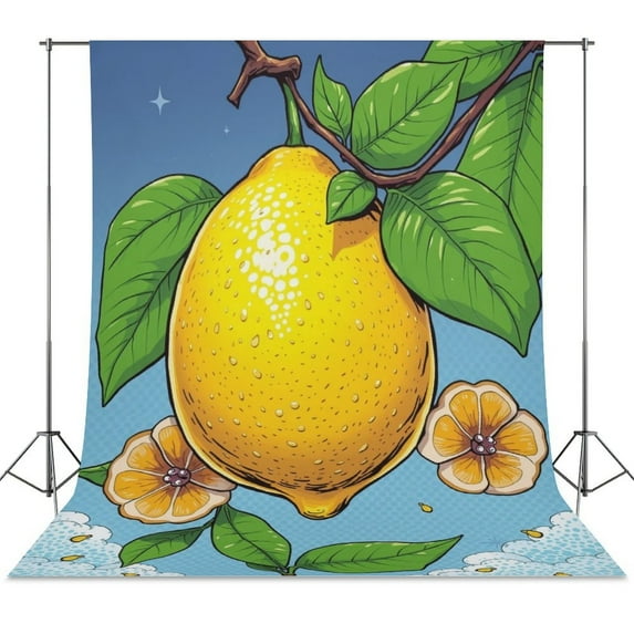 Delicious Lemon Party Backdrop Birthday Decoration Backgrounds for ...
