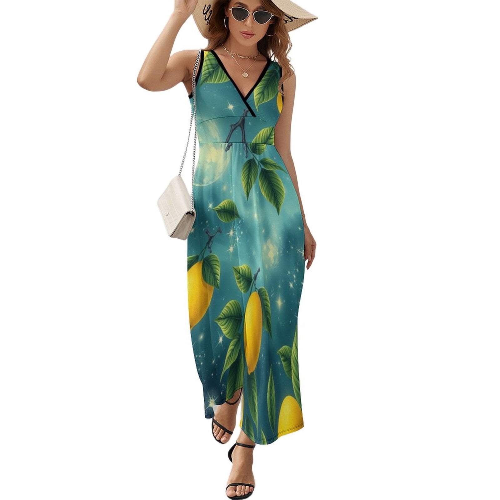 Delicious Lemon Sleeveless Dress for Women Birthday Clothing Suit ...