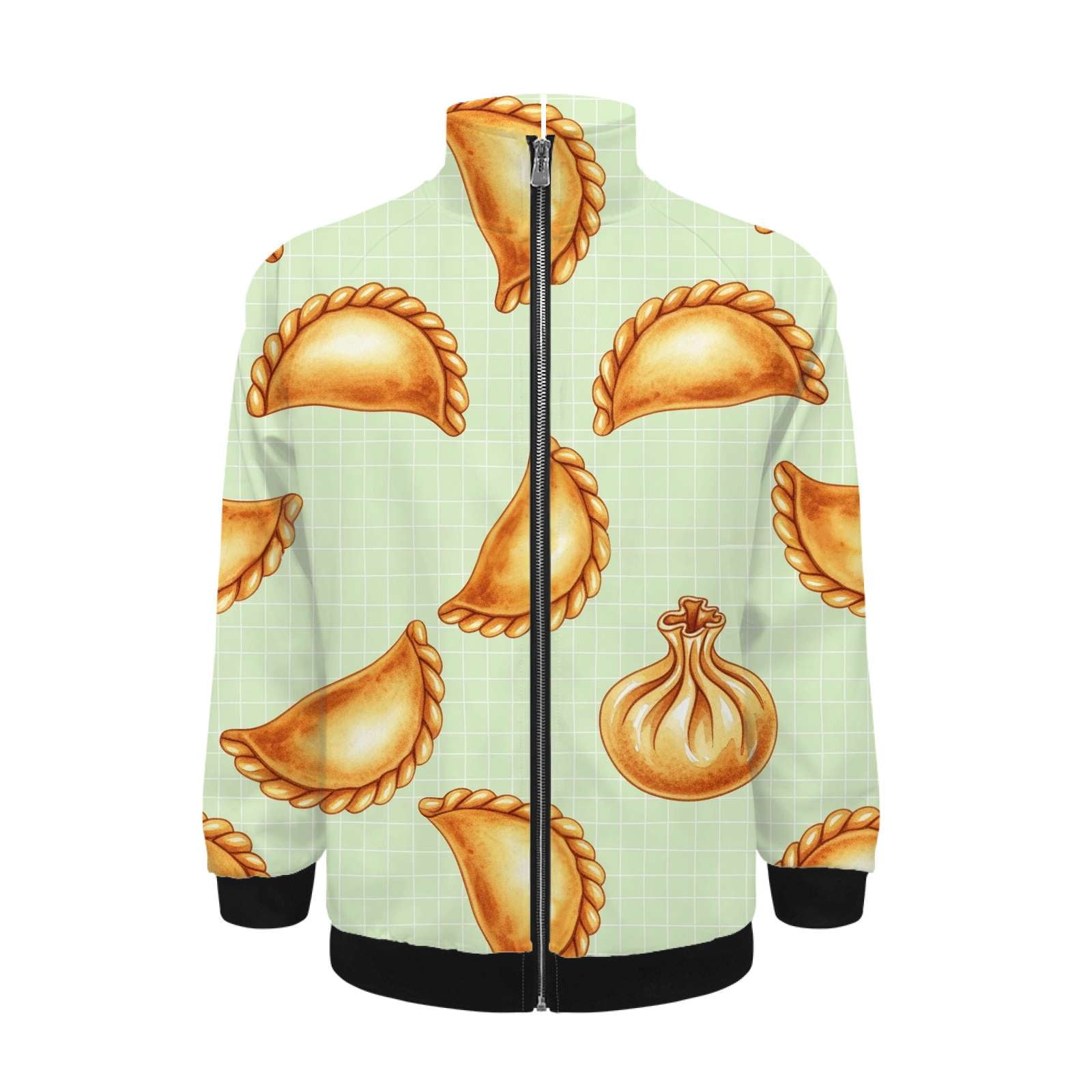 Delicious Pastries Pattern Background Jacket Men's Street Cool Long ...