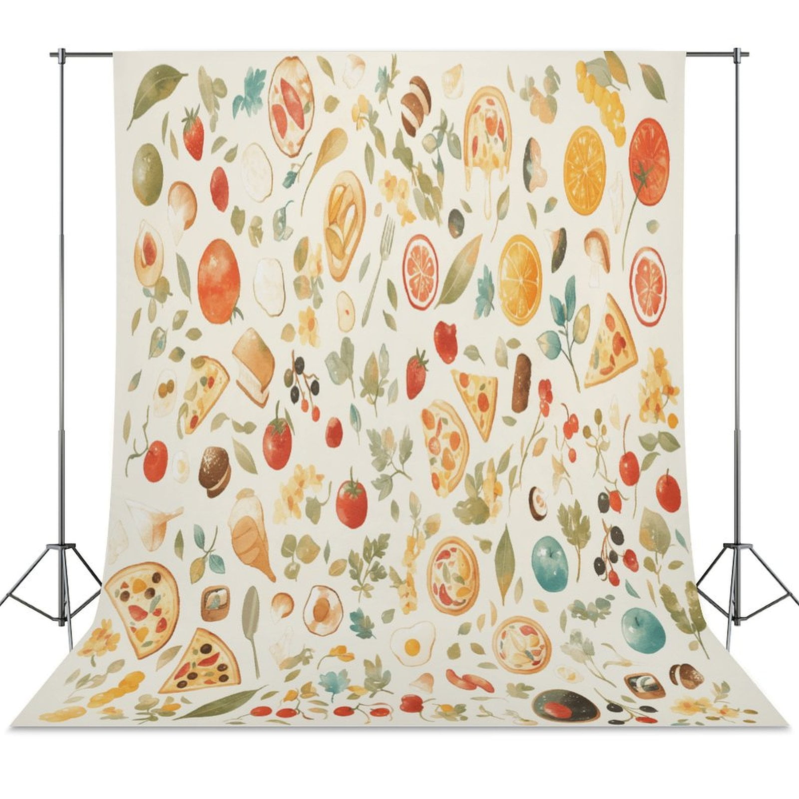 Delicious Pizza Burger Backdrops for Photography Kids Adult Photo Booth ...