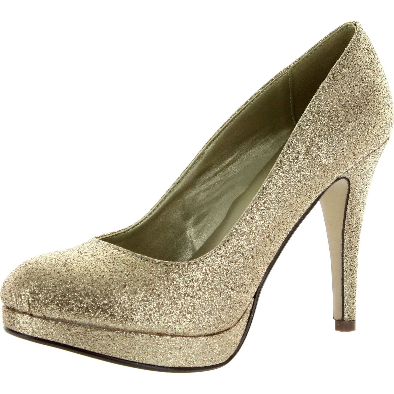 Delicious Women Eiffel Glossy Closed Toe Dress Platform Pump ...