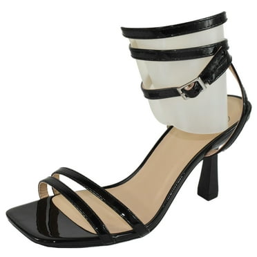 Delicious Shoes Women Stiletto High Heels Removable Anklet Silver Chain ...