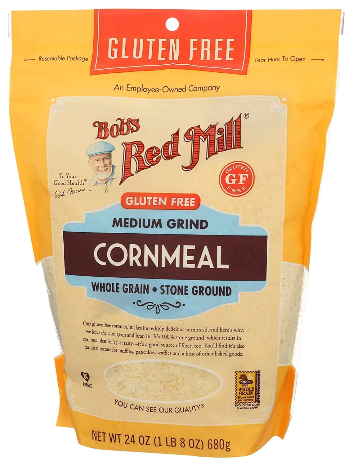 Deliciously Gluten-Free: Bob's Red Mill Medium Grind Cornmeal - 24 ...