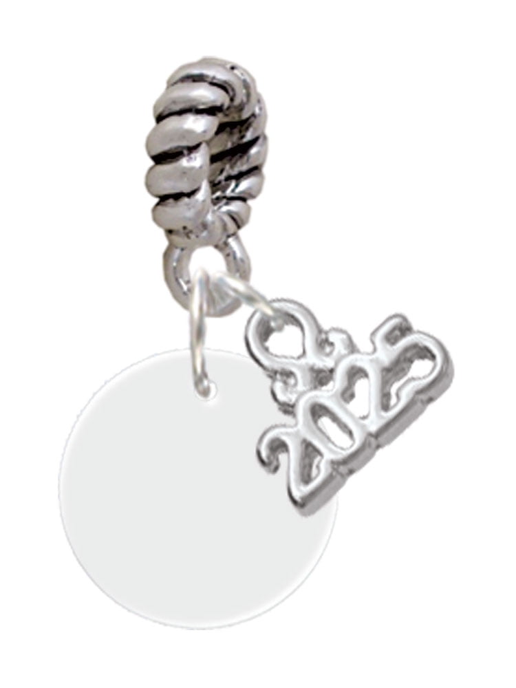 Delight Jewelry Acrylic Small Disc Imitation Pearl - Silver-tone Rope ...