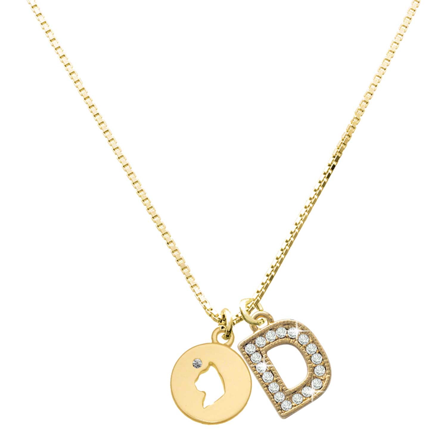 Delight Jewelry Gold-tone Cat Head Silhouette with a Large Goldtone ...