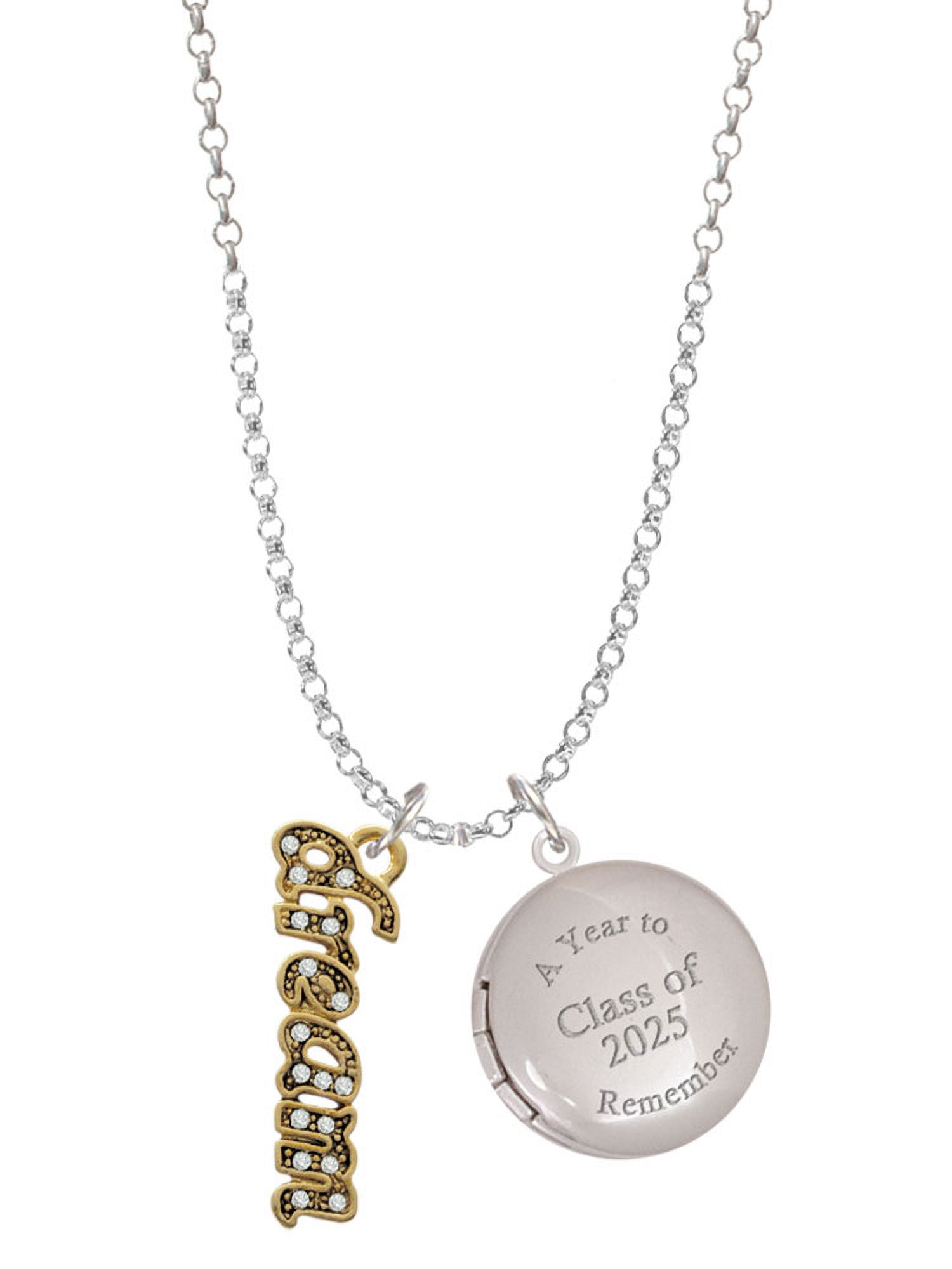 Delight Jewelry Gold-tone Crystal Script ''Dream'' - Class of 2025 Year ...