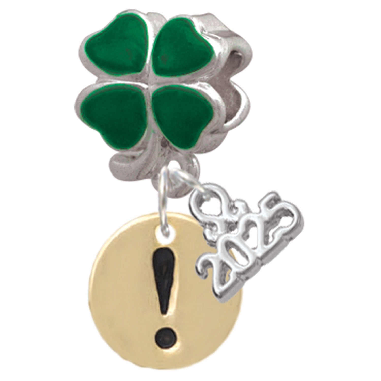 Delight Jewelry Gold-tone Disc 1/2'' - Symbol - Exclamation Point ...