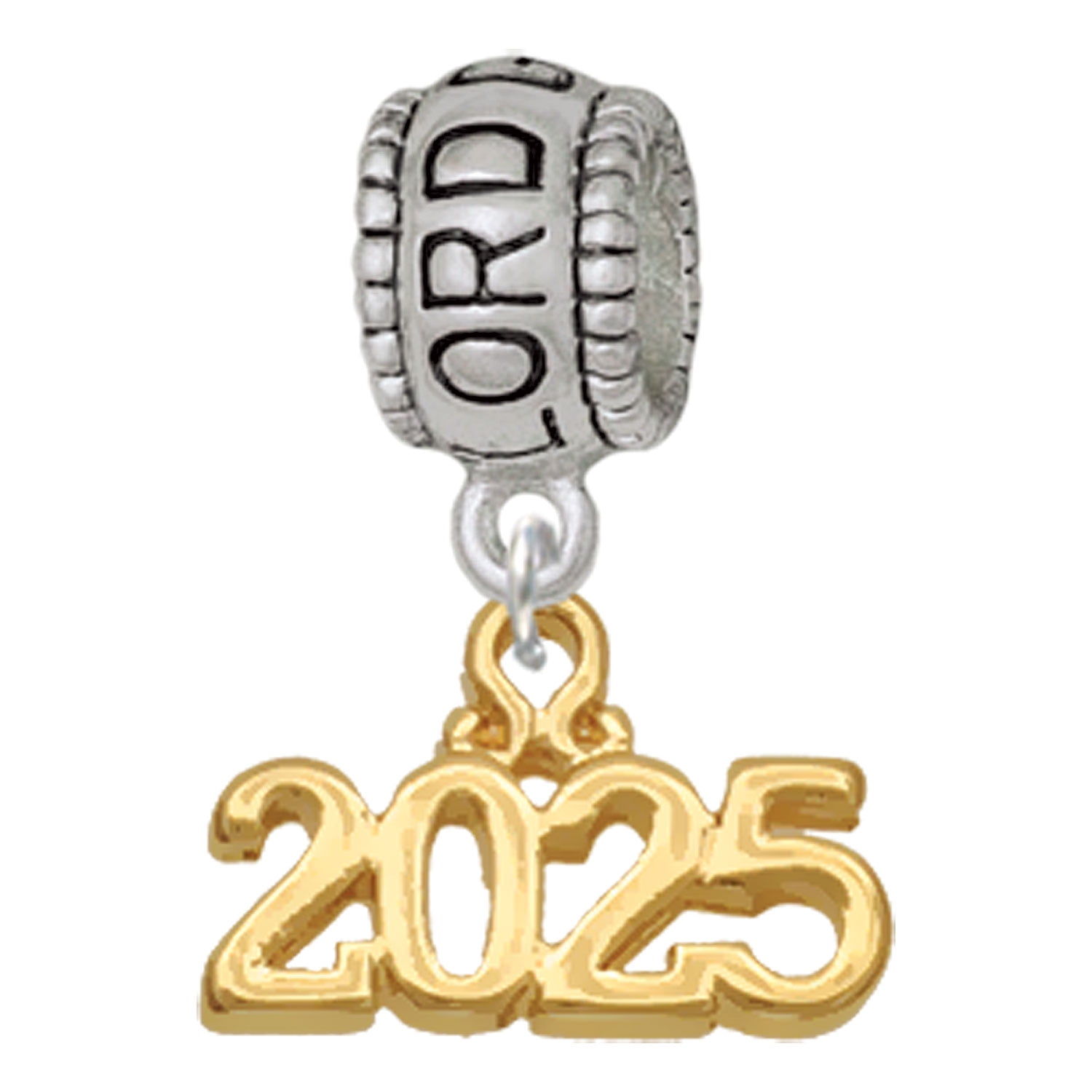 Delight Jewelry Gold-tone Horizontal Year 2025 - Silvertone Lord Guide ...
