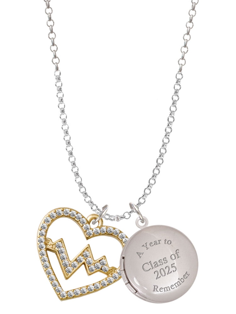 Delight Jewelry Gold-tone Large Crystal Heart - Heartbeat - Class of ...