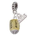Delight Jewelry Gold-tone Love, Faith, Pray, Peace, Joy, Hope Spinner ...