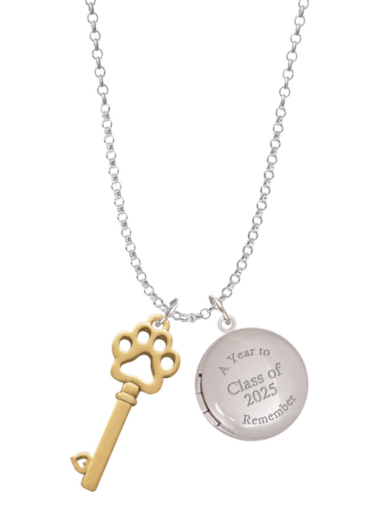 Delight Jewelry Gold-tone Open Paw Key - Class of 2025 Year to Remember ...