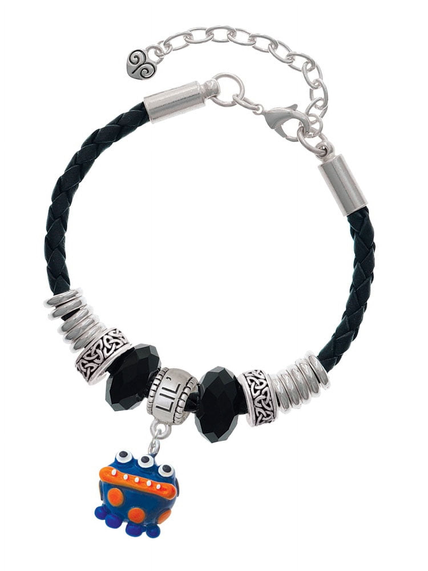 Delight Jewelry Resin Blue Alien with Orange Dots Sister Celtic Knot ...