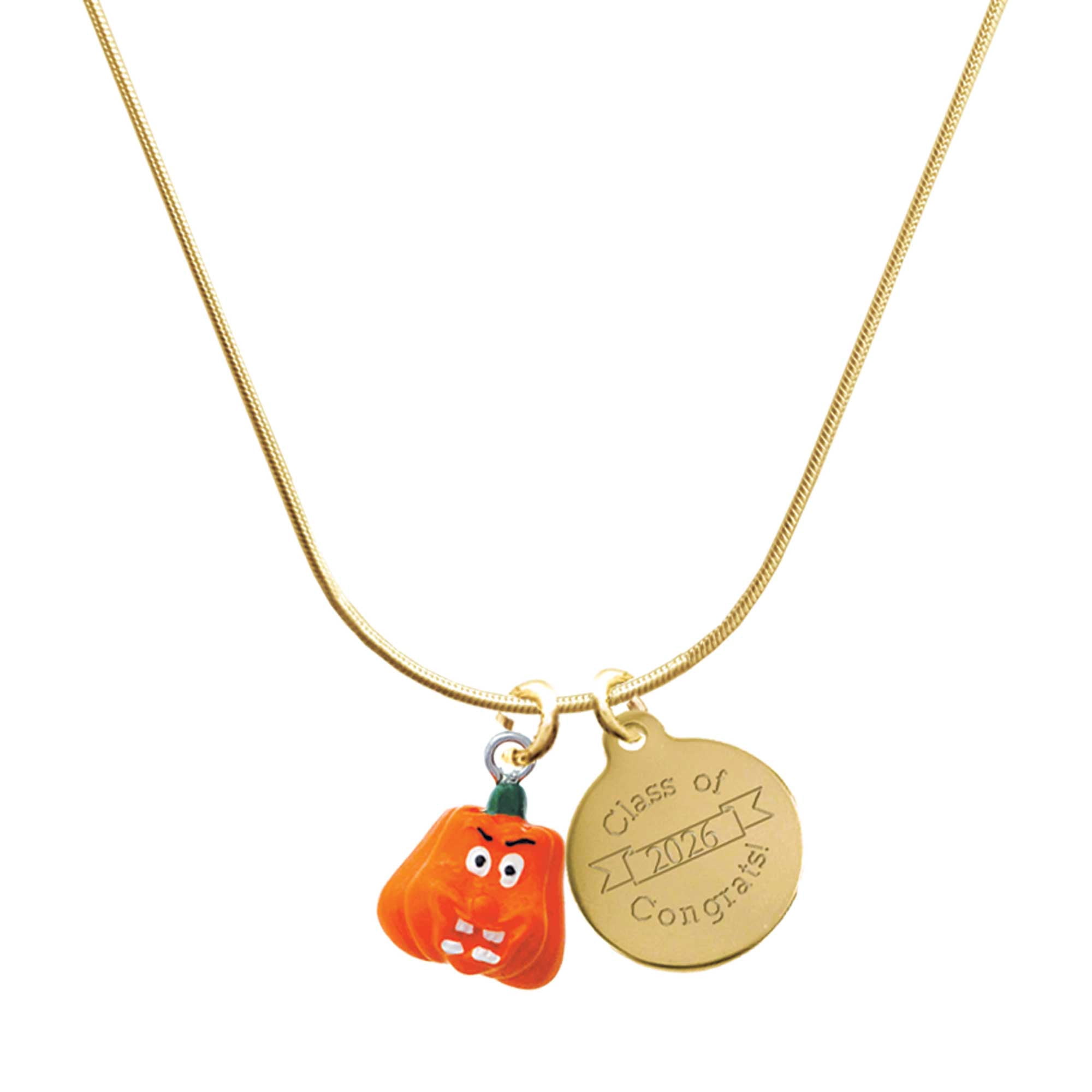 Delight Jewelry Resin Funny Boo! Pumpkin - Goldtone Engraved Congrats ...