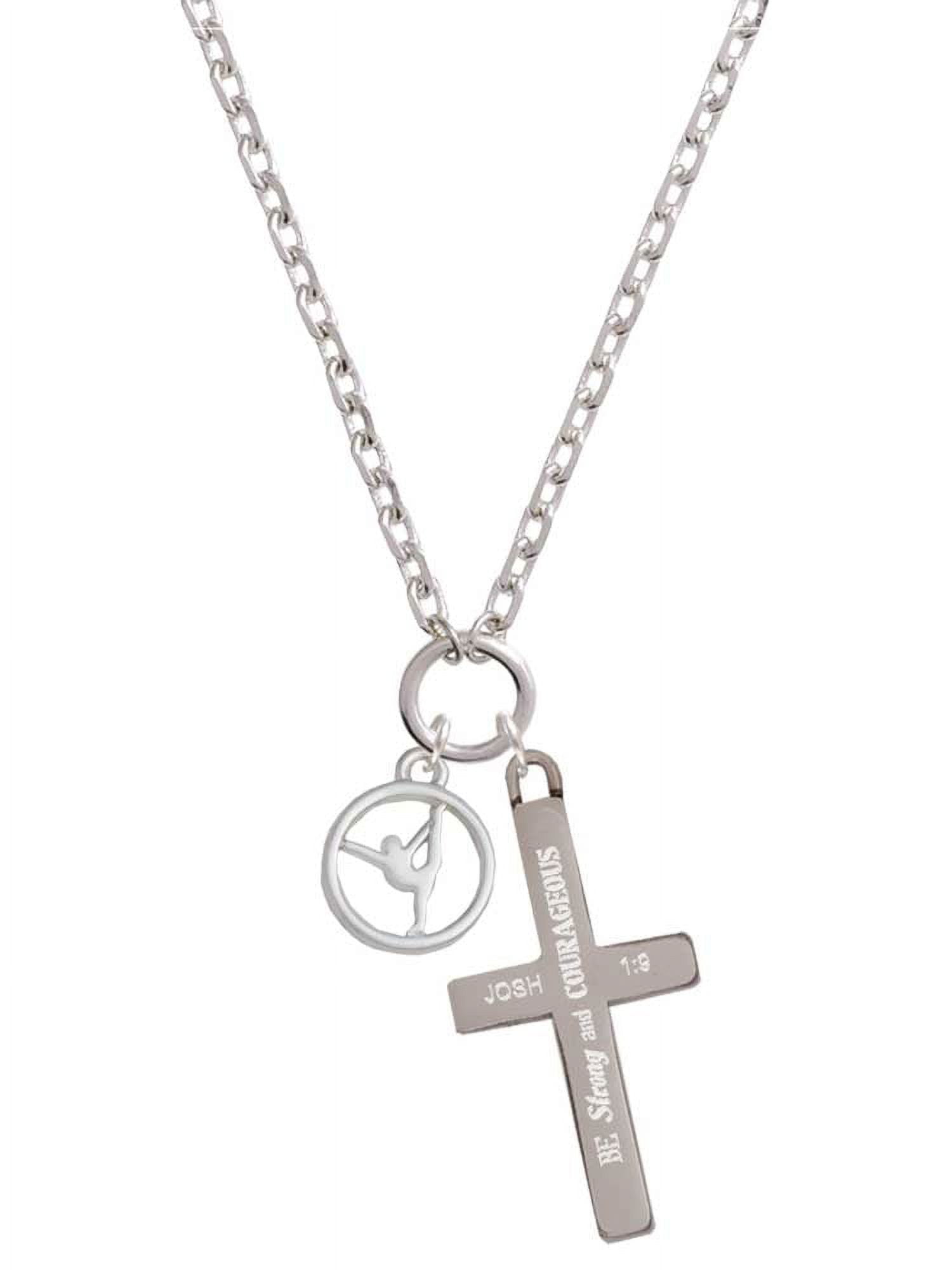 Delight Jewelry Silhouette Gymnast Disc - Raised Leg Split Be Strong ...