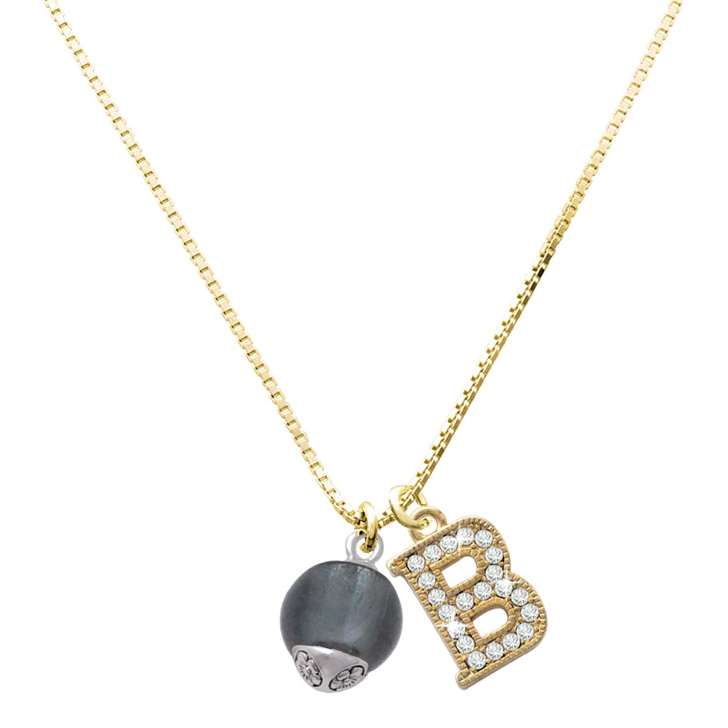 Delight Jewelry Silver-tone 12mm Grey Roller Spinner with Silver-tone ...