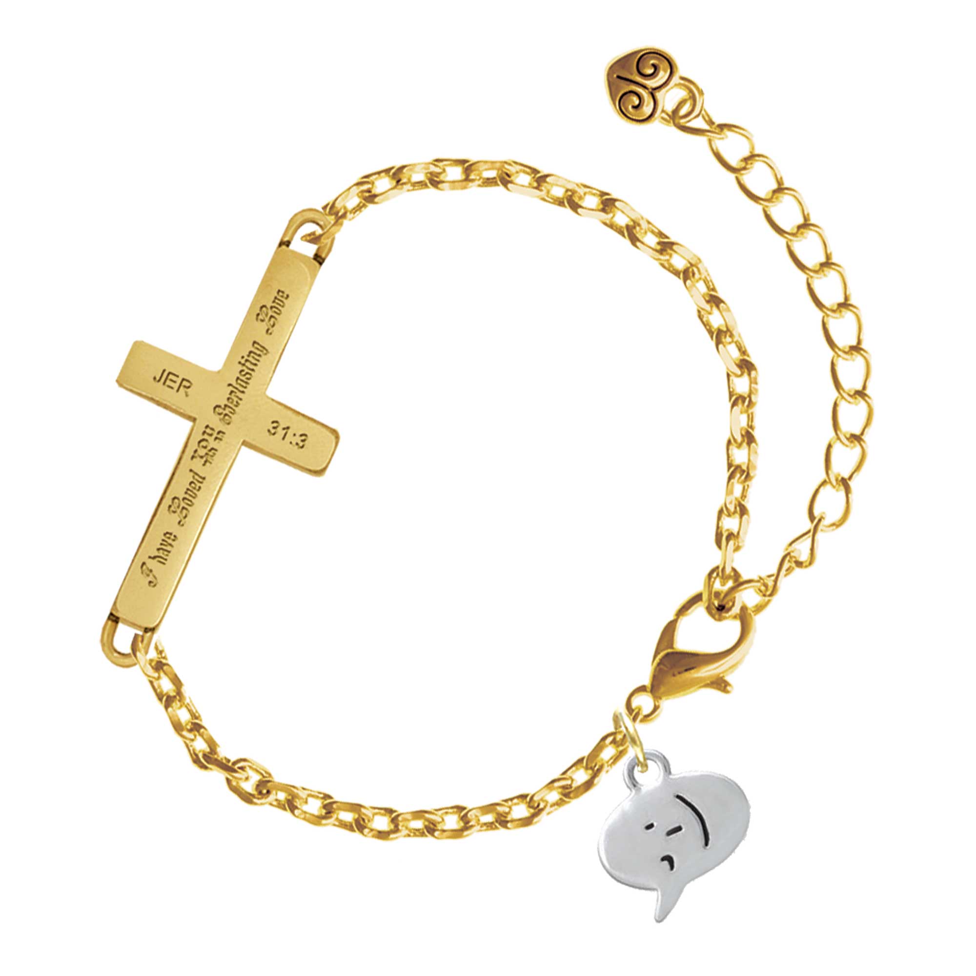 Delight Jewelry Silver-tone Emoticon :- ) - Winking - Gold Tone ...
