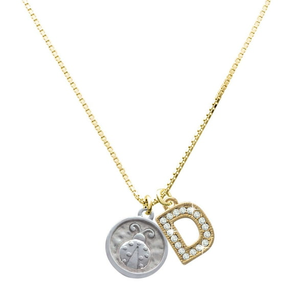 Delight Jewelry Silver-tone Ladybug - Round Seal - Large Goldtone ...