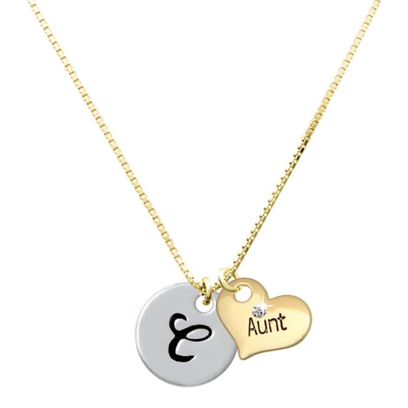 Delight Jewelry Silver-tone Large Script Letter - C - 3/4'' Disc ...