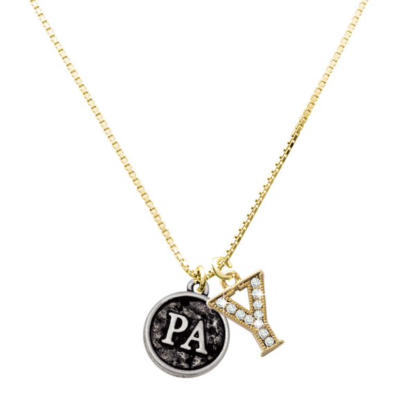 Delight Jewelry Silver-tone Medical Assistant Caduceus Seal - PA ...