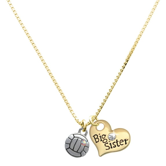 Delight Jewelry Silver-tone Mini Volleyball/Water polo - Large Goldtone ...