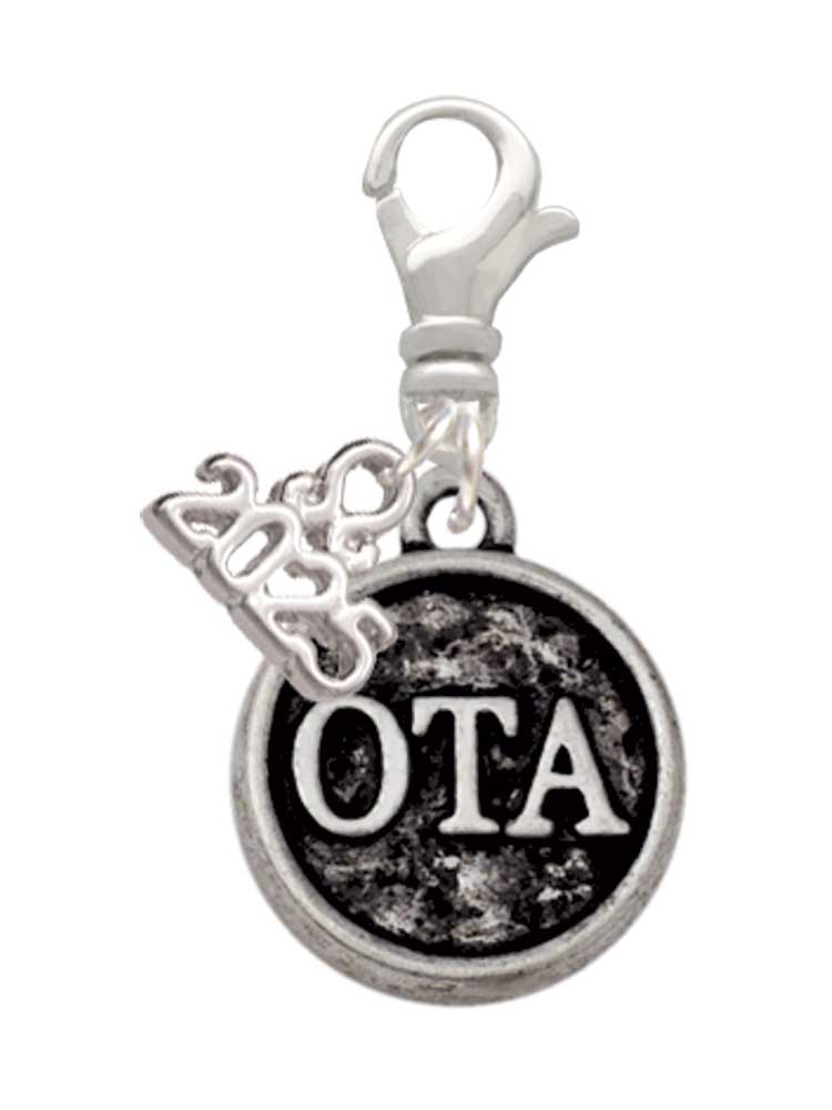 Delight Jewelry Silver-tone Occupational Therapist Caduceus Seal - OTA ...
