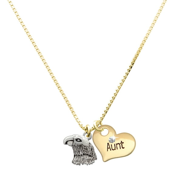 Delight Jewelry Silver-tone Small Falcon - Mascot - Large Goldtone Aunt ...