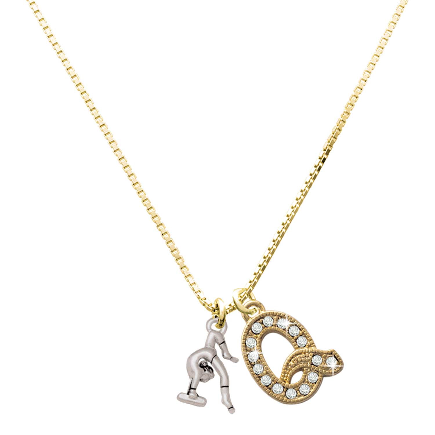 Delight Jewelry Silver-tone Small Gymnast Balance Beam - Large Goldtone ...