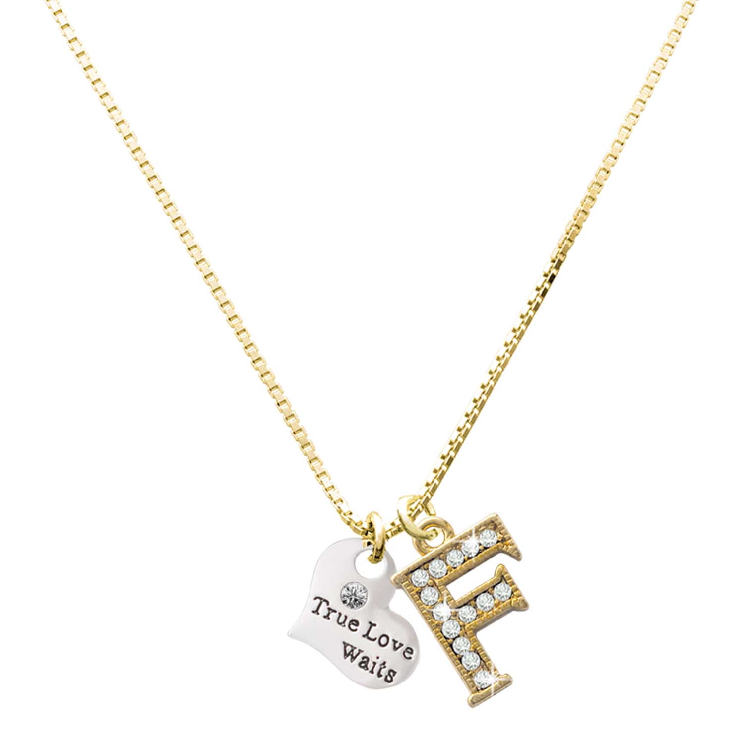 Delight Jewelry Silver-tone Small True Love Waits Heart - Large ...