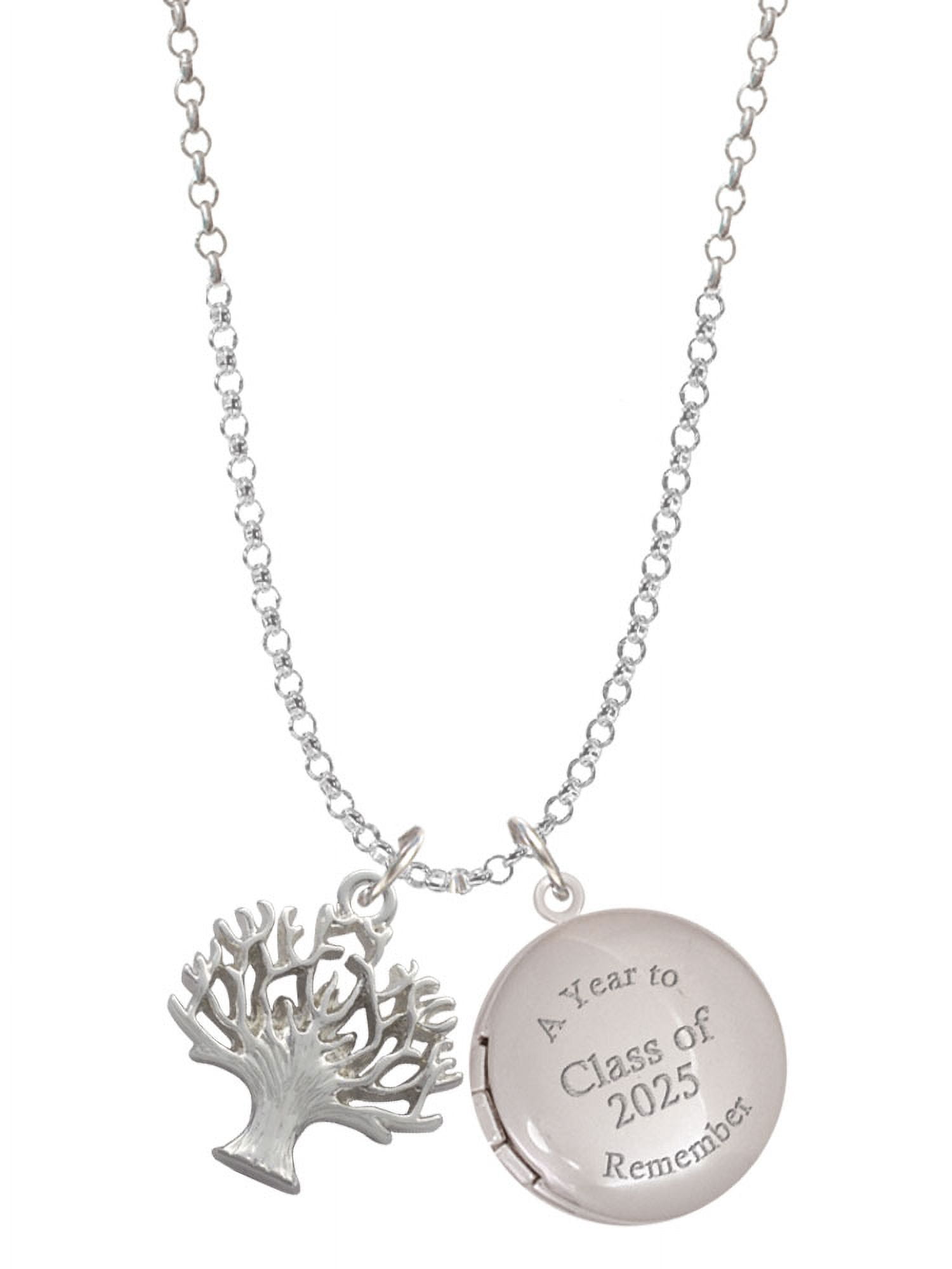 Delight Jewelry Silver-tone Tree of Life - Class of 2025 Year to ...