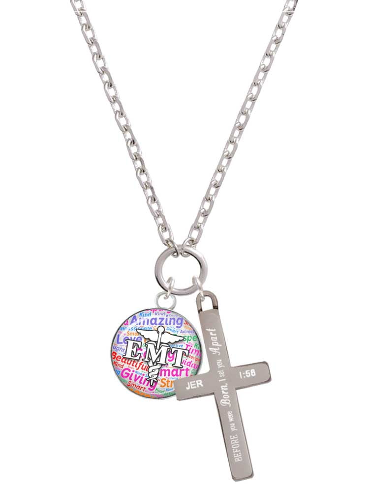 Delight Jewelry Silvertone Domed Multi Color EMT I Set You Apart ...