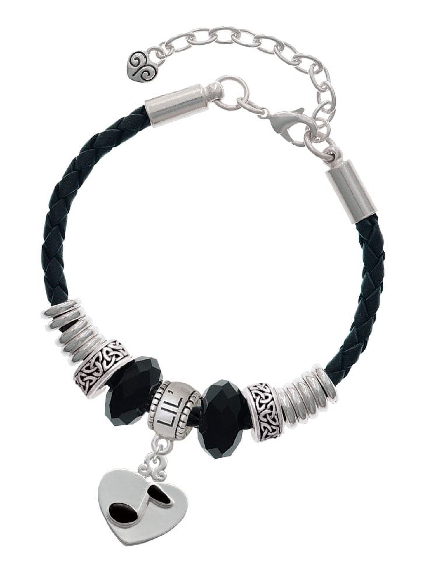 Delight Jewelry Silvertone Music Note in Heart Sister Celtic Knot ...