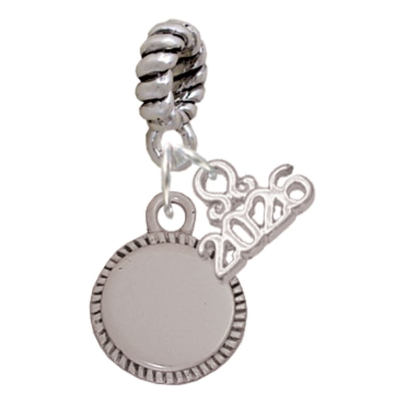 Delight Jewelry Stainless Steel 12mm Blank Disc with Flange - Silver ...