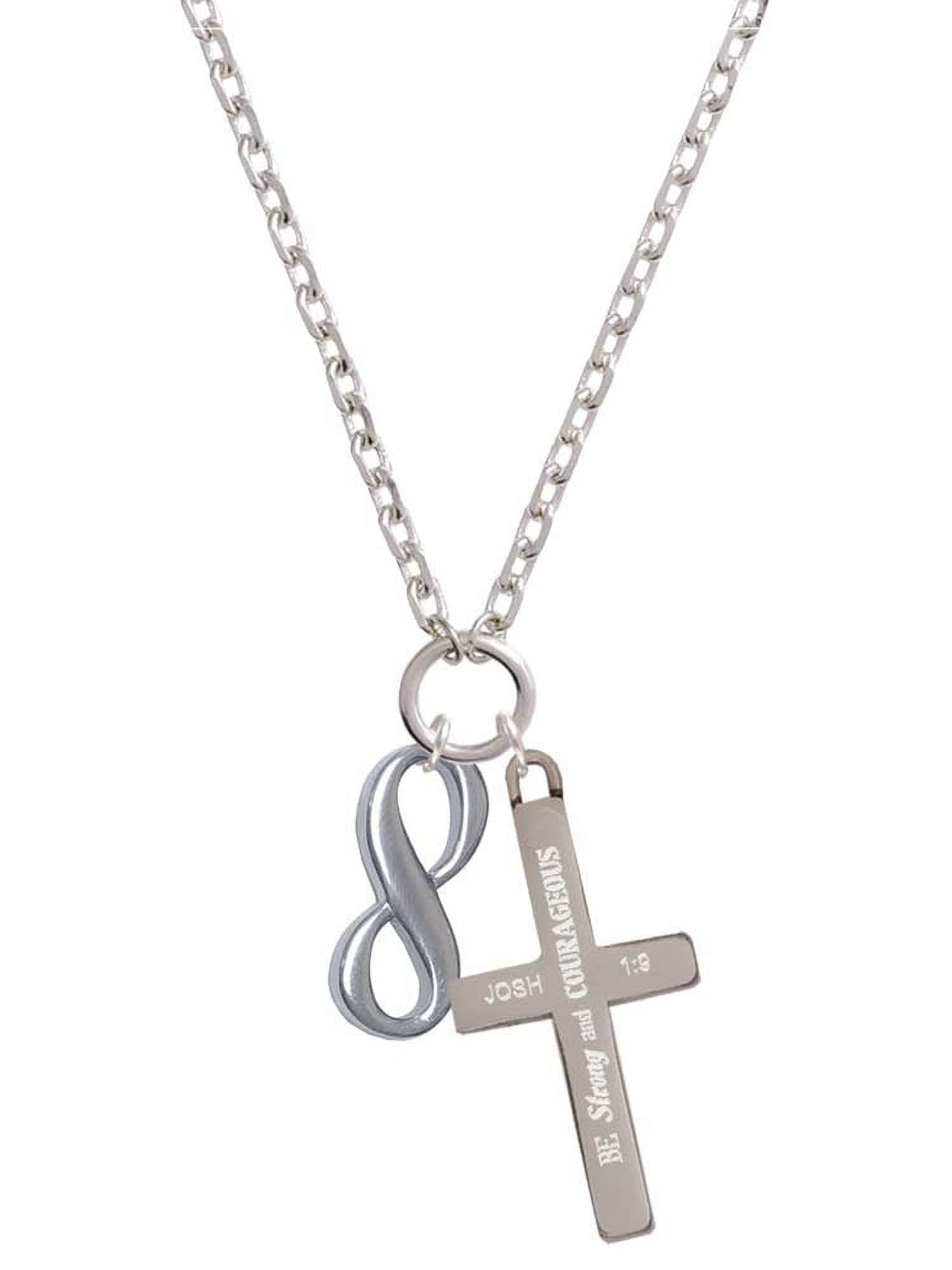 Delight Jewelry Stainless Steel Infinity Sign - Be Strong and ...