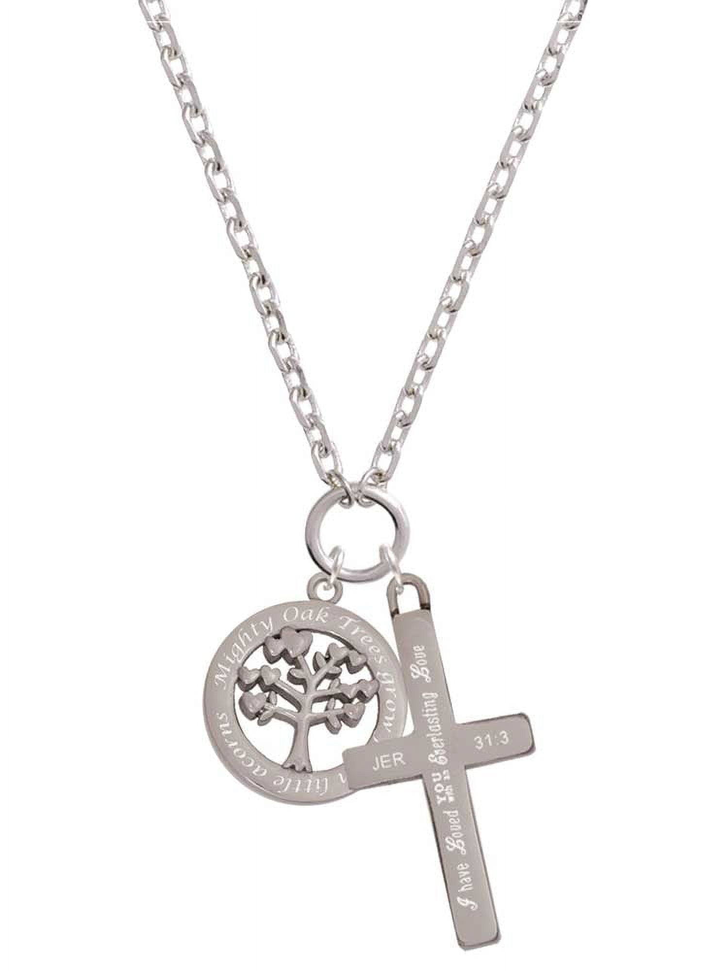 Delight Jewelry Stainless Steel Mighty Oak Tree of Life - Everlasting ...