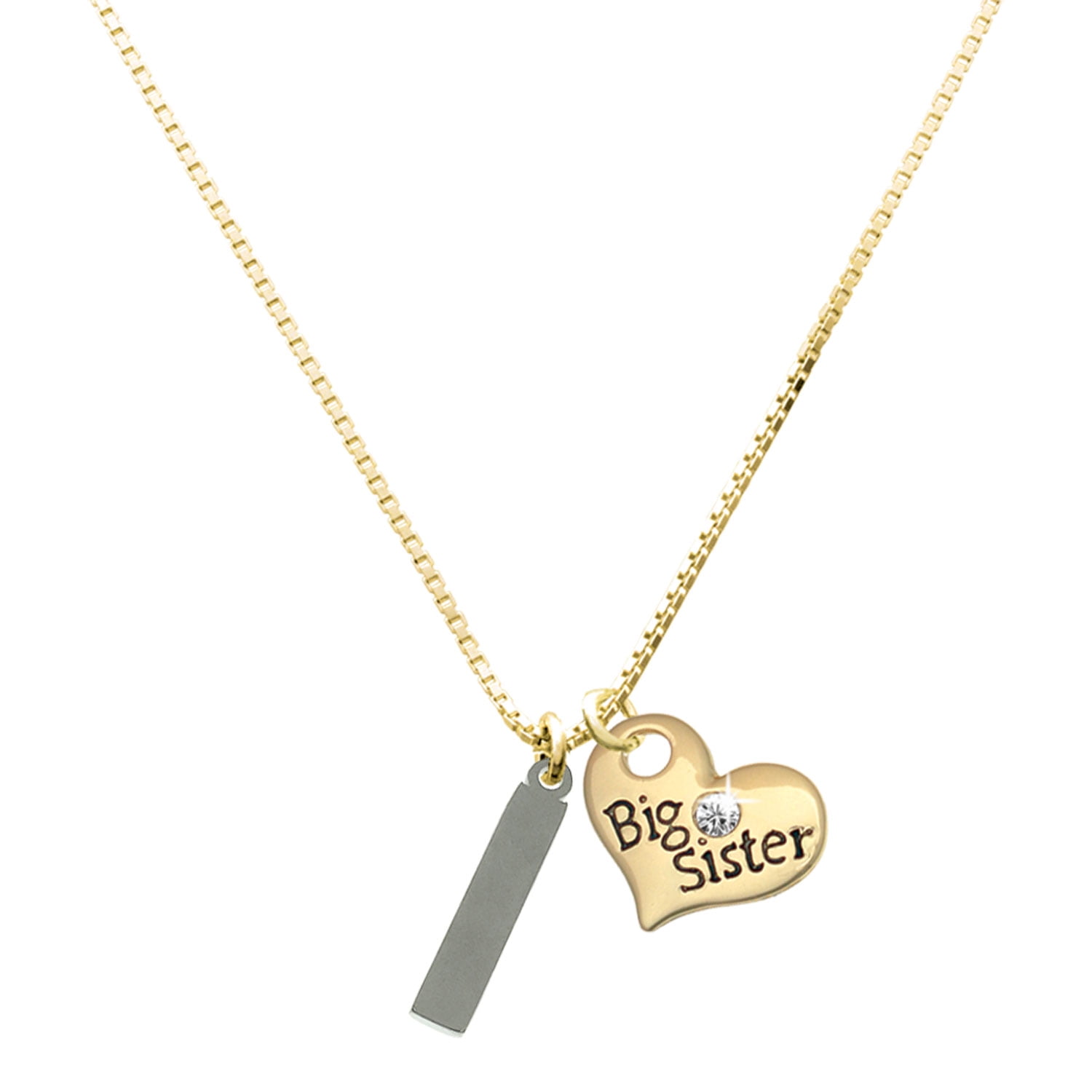 Delight Jewelry Stainless Steel Rectangular Blank Tag - Large Goldtone ...