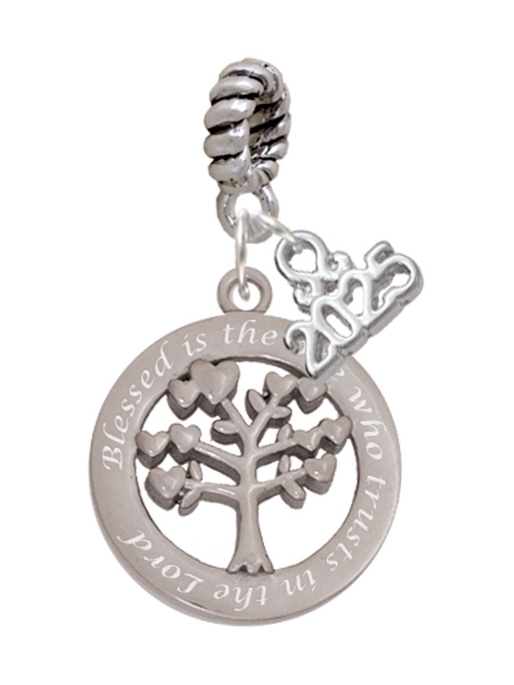 Delight Jewelry Stainless Steel Trust in the Lord Tree of Life - Silver ...