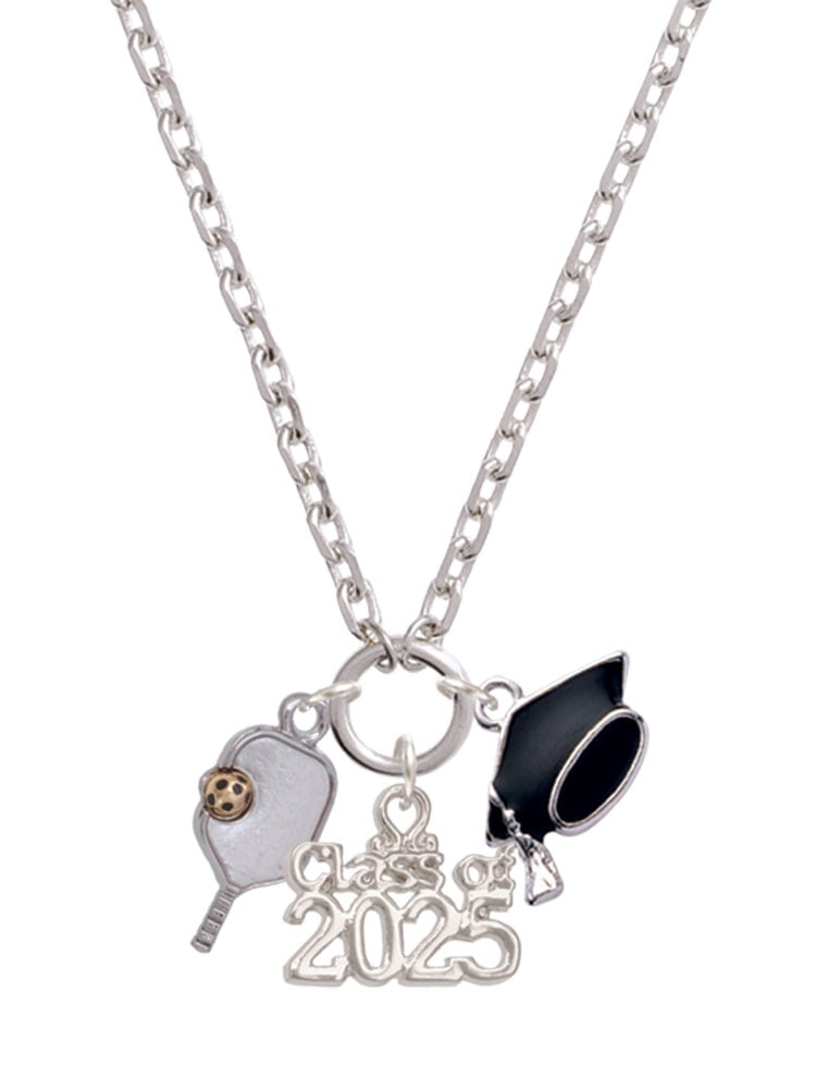 Delight Jewelry Two Tone Pickleball Paddle - Silver-tone Class of 2025 ...