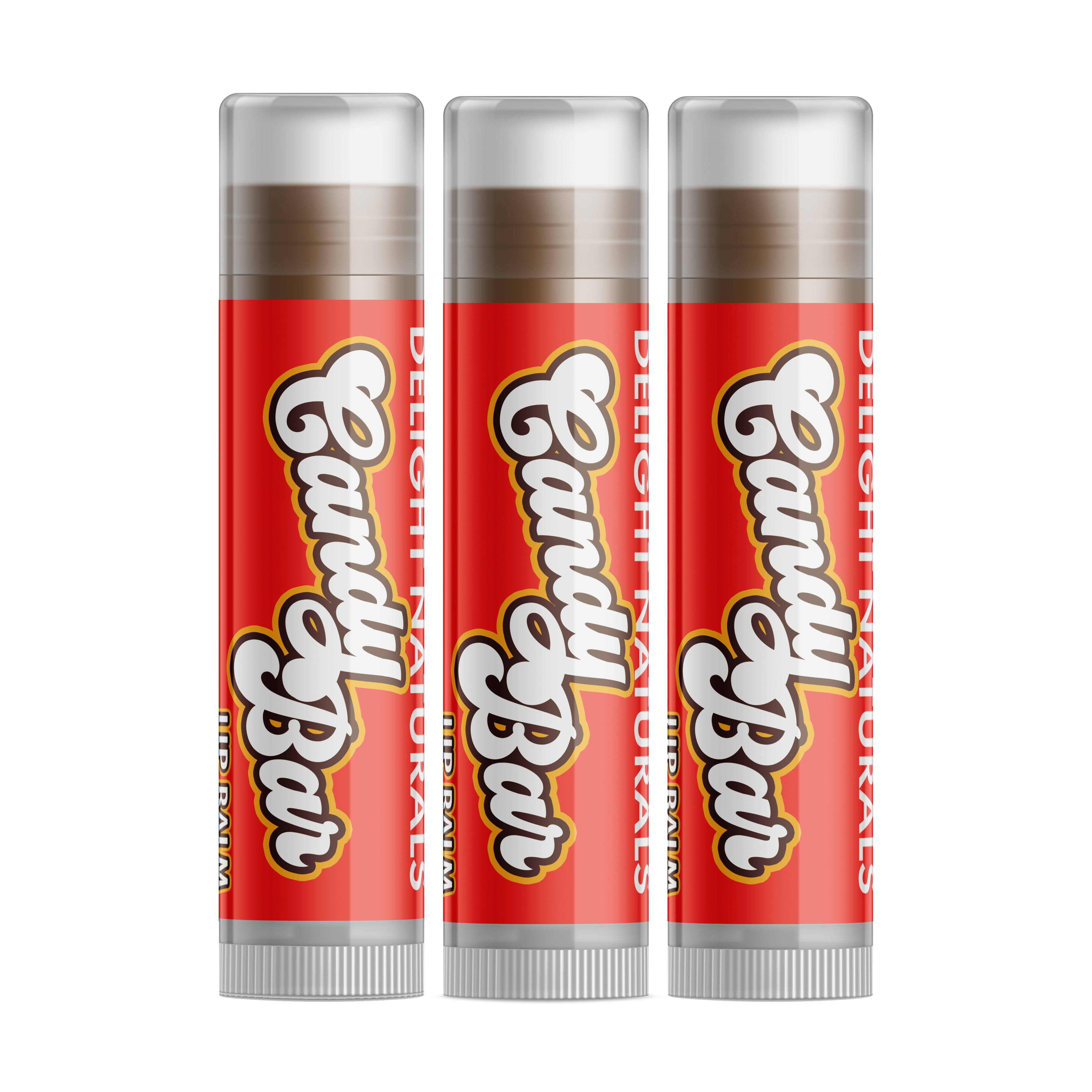 Delight Naturals Candy Bar Lip Balm - 3 Pack - Walmart.com